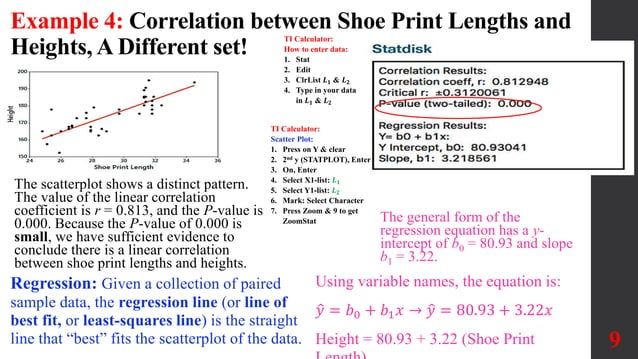 Scatterplots, Correlation, and Regression | PPT