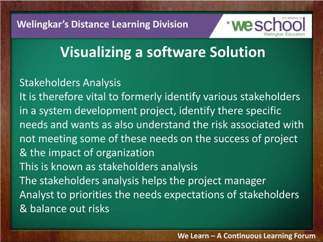 Visualizing a Software Solution - IT Project Management | PPT