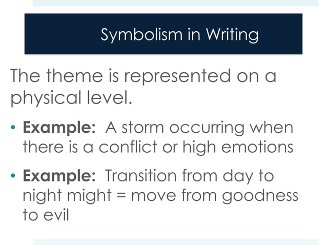 Sec 2 e symbolism and theme | PPT