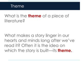 Sec 2 e symbolism and theme | PPT