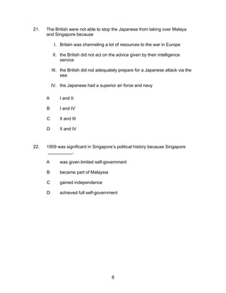 Sec 2 Hist Mye 08 (Qn & Ans For Sharing) | PDF