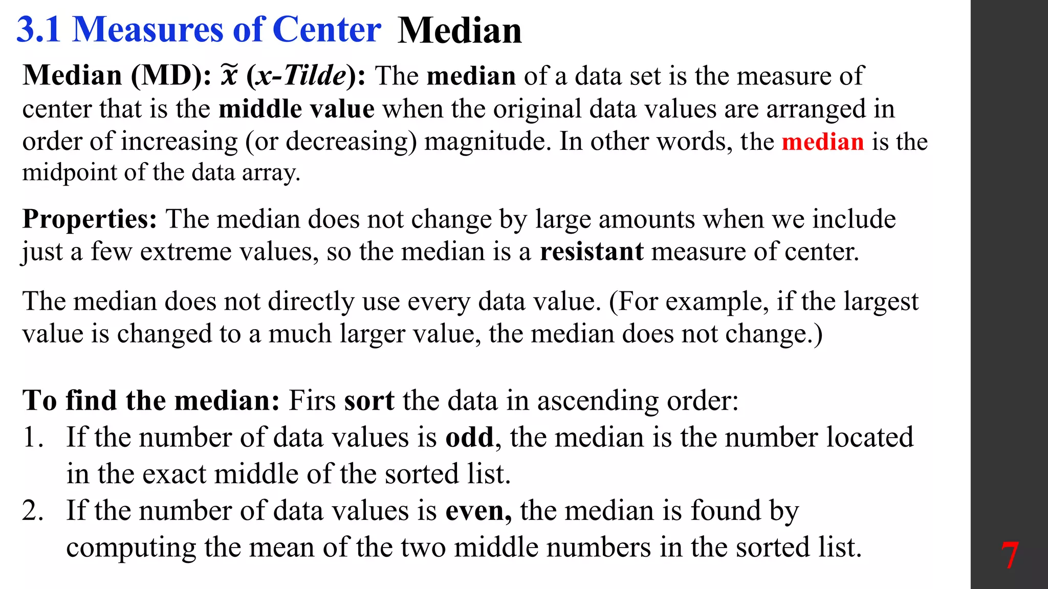 Sec 3.1 measures of center | PPTX