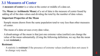 Sec 3.1 measures of center | PPTX