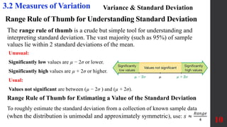 Measures of Variation | PPTX