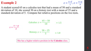 Measures of Relative Standing and Boxplots | PPTX