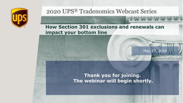 U.S. Section 301 Exclusion Extensions | PPT