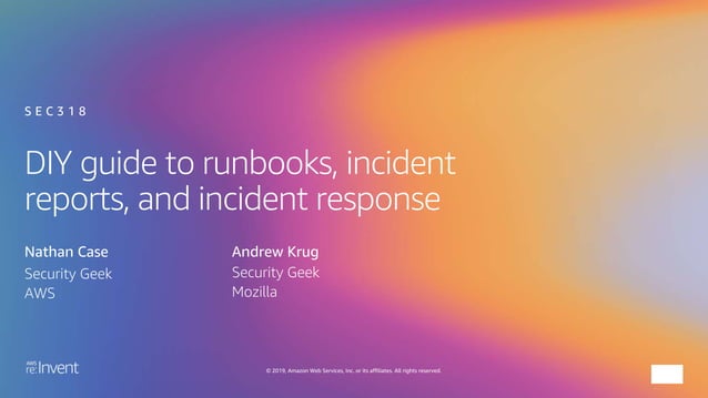 DIY guide to runbooks, incident reports, and incident response | PPT