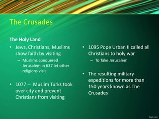 Europe During The Middle Ages | PPTX | Africa Travel | Travel Locations