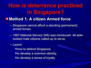 Sec3 chapter6 diplomacy & deterrence(singapore)_slideshare | PPT
