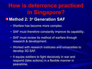 Sec3 chapter6 diplomacy & deterrence(singapore)_slideshare | PPT