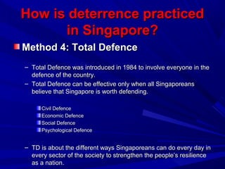 Sec3 chapter6 diplomacy & deterrence(singapore)_slideshare | PPT
