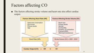 Sec 3 cardiac output | PDF