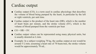 Sec 3 cardiac output | PDF