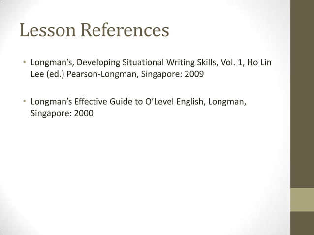 Sec3 english language_composition(situational writing_pt2) | PPT