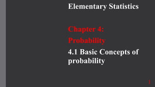 Basic Concepts of Probability | PPTX
