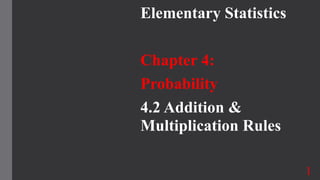 Addition Rule and Multiplication Rule | PPTX