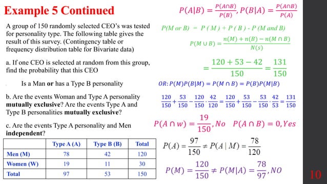 Complements and Conditional Probability, and Bayes' Theorem | PPT