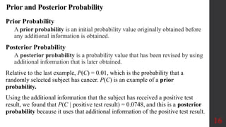 Complements and Conditional Probability, and Bayes' Theorem | PPT