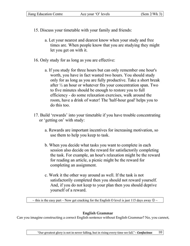 Sec 4 sem 1 week 4 grammar 101 n exercises | DOC