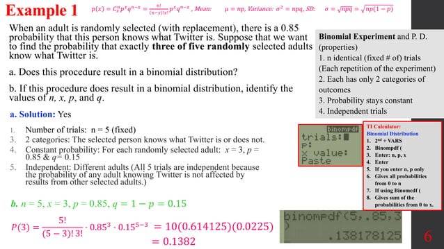 Binomial Probability Distributions | PPTX