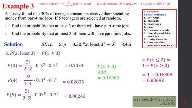Binomial Probability Distributions | PPTX