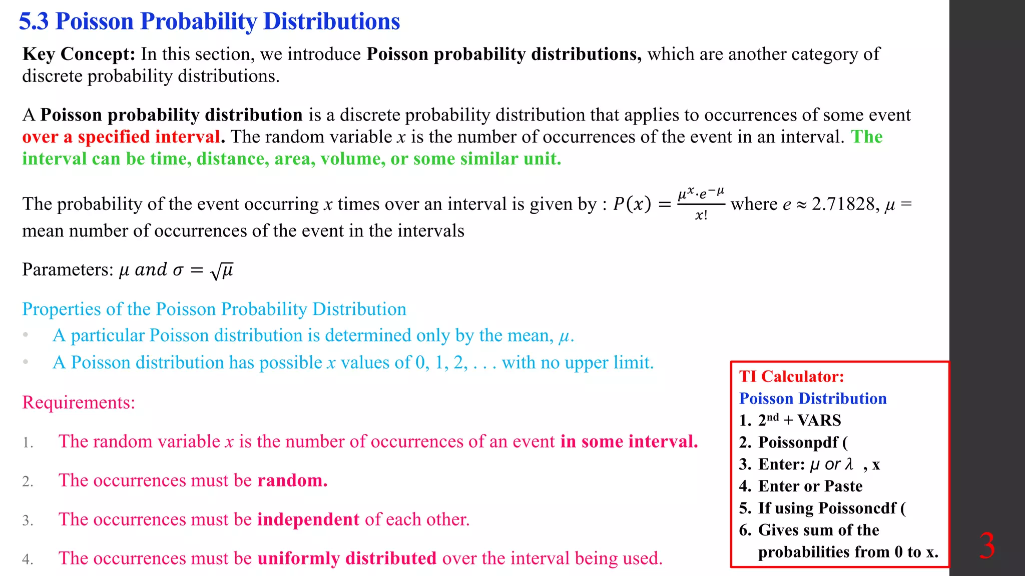 Poisson Probability Distributions | PPT