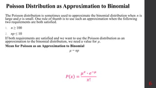 Poisson Probability Distributions | PPT