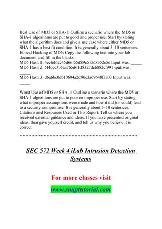 Sec 572 Effective Communication / snaptutorial.com