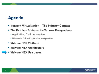 VMworld 2013: Datacenter Transformation with Network Virtualization: Today and Tomorrow | PPT