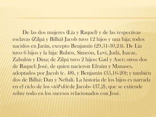 Sec 5 isaac, jacob y jose | PPTX