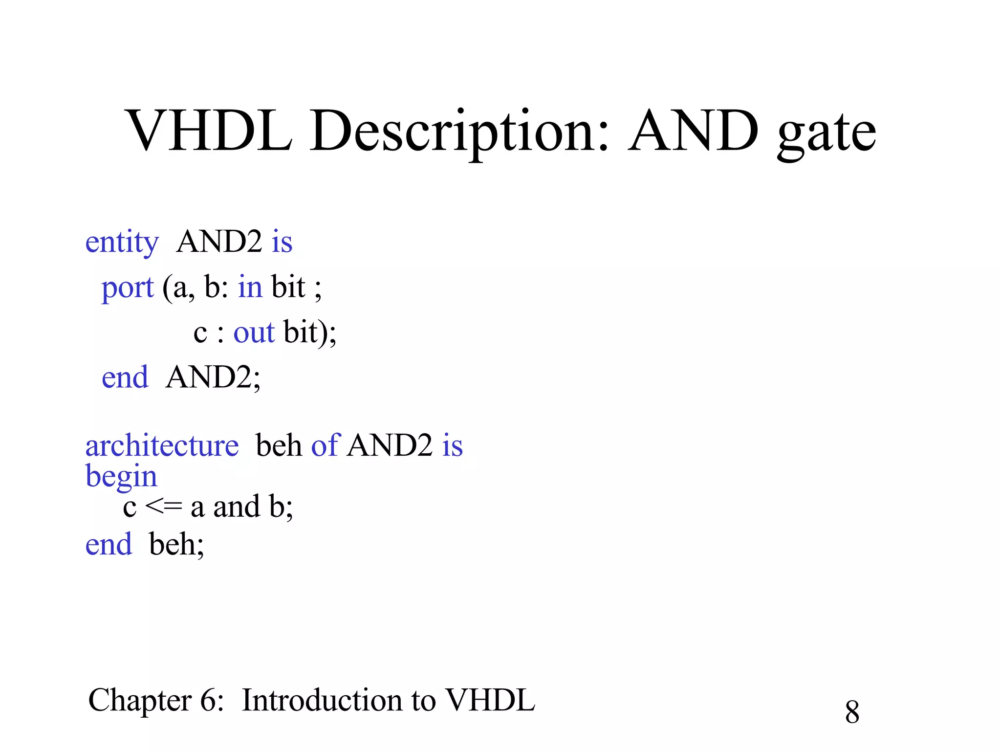 VHDL | PPT