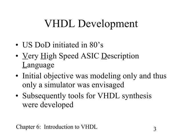 VHDL | PPT