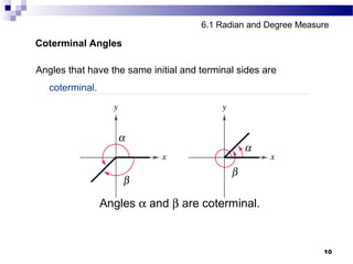 Radian and degree measure. | PPT