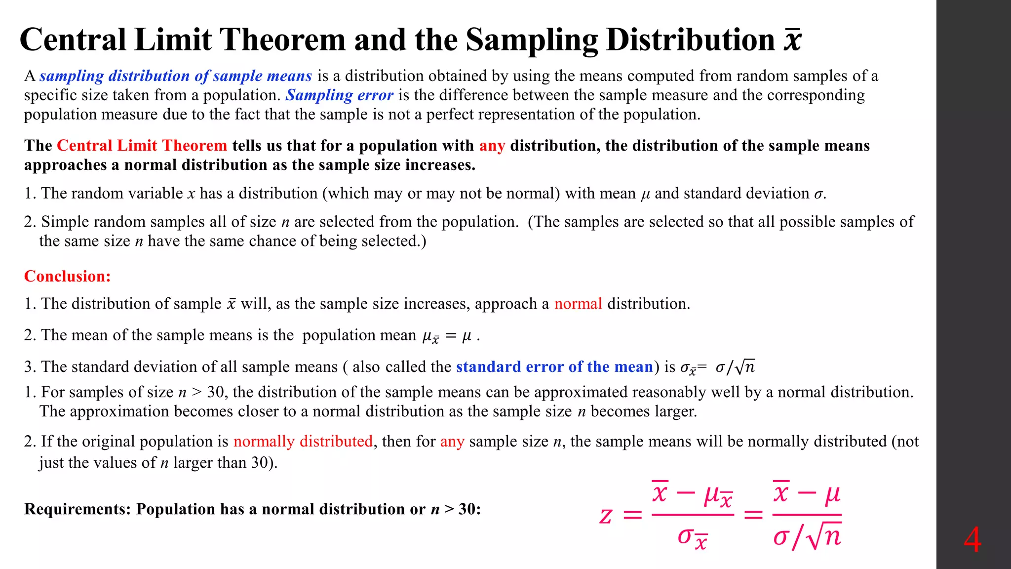 The Central Limit Theorem | PPTX