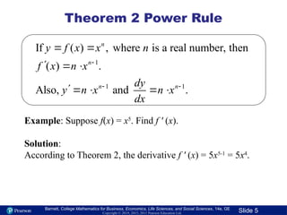 sec8.5.pptx math for business limits and derivatives | PPT