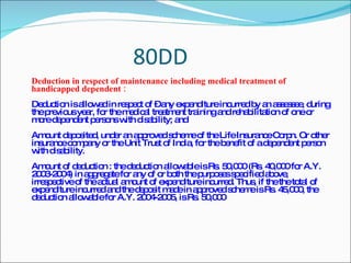i.tax Sec 80 | PPT