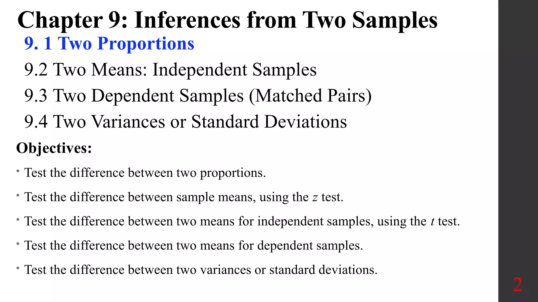 Inferences about Two Proportions | PPTX