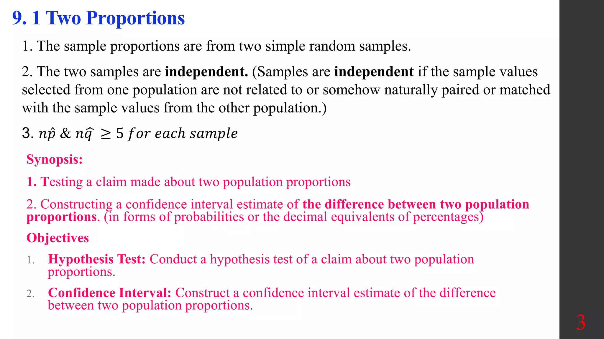 Inferences about Two Proportions | PPTX