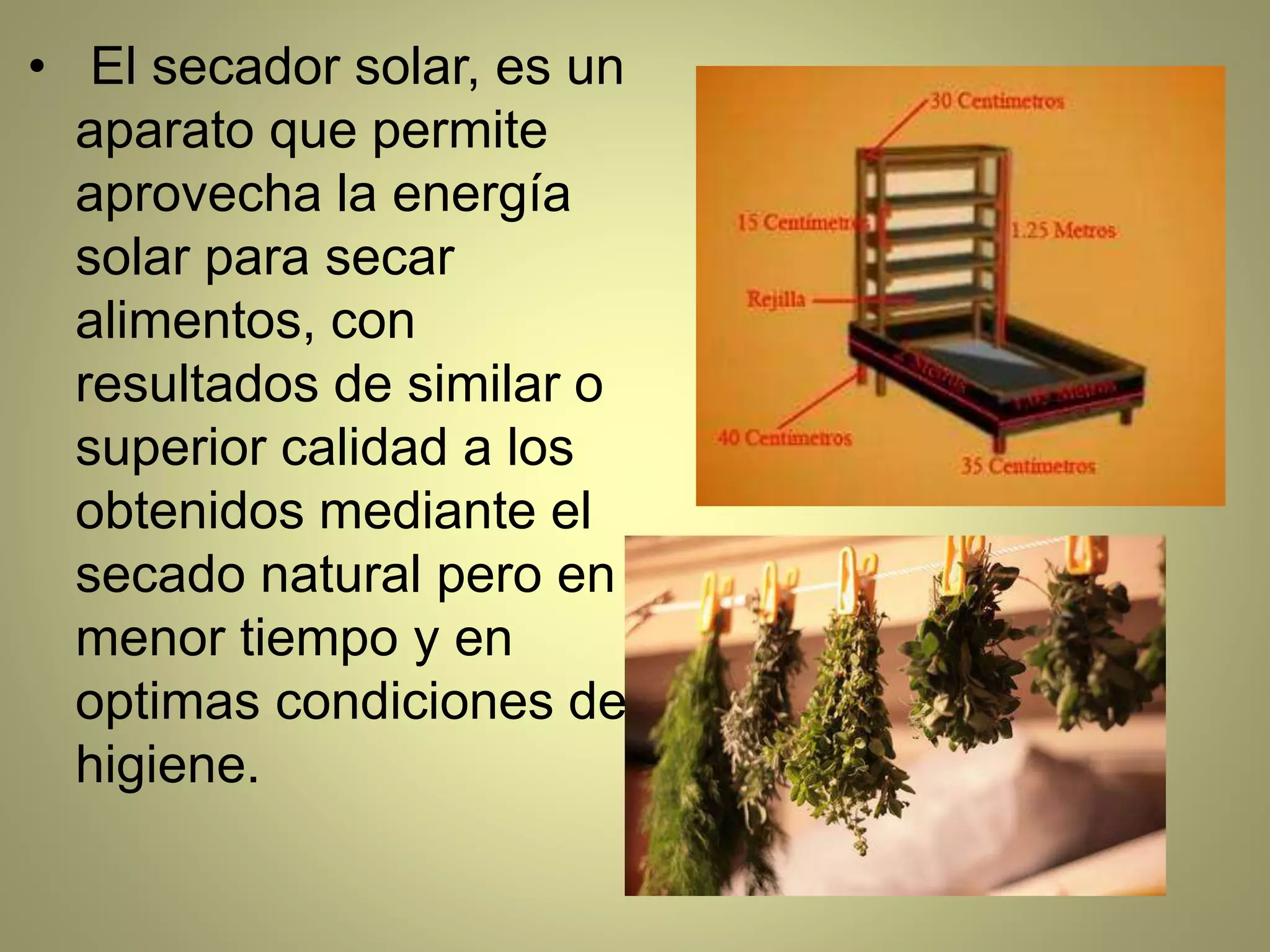 Secador o deshidratador solar | PPT