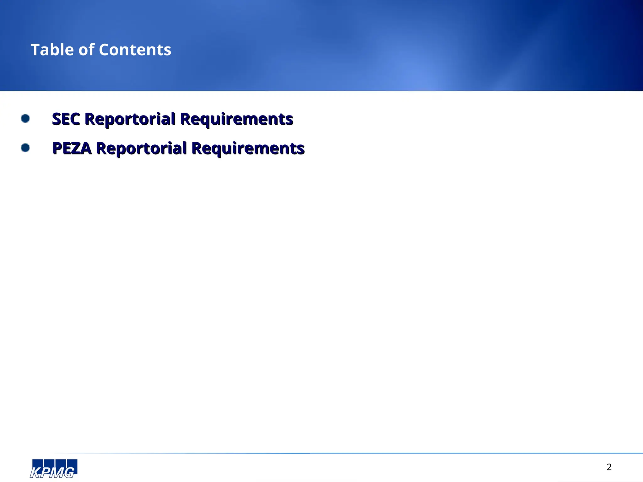SEC and PEZA reportorial requirements in the Philippines | PPT