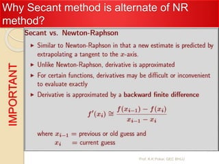 Secant method | PPTX