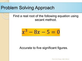 Secant method | PPTX