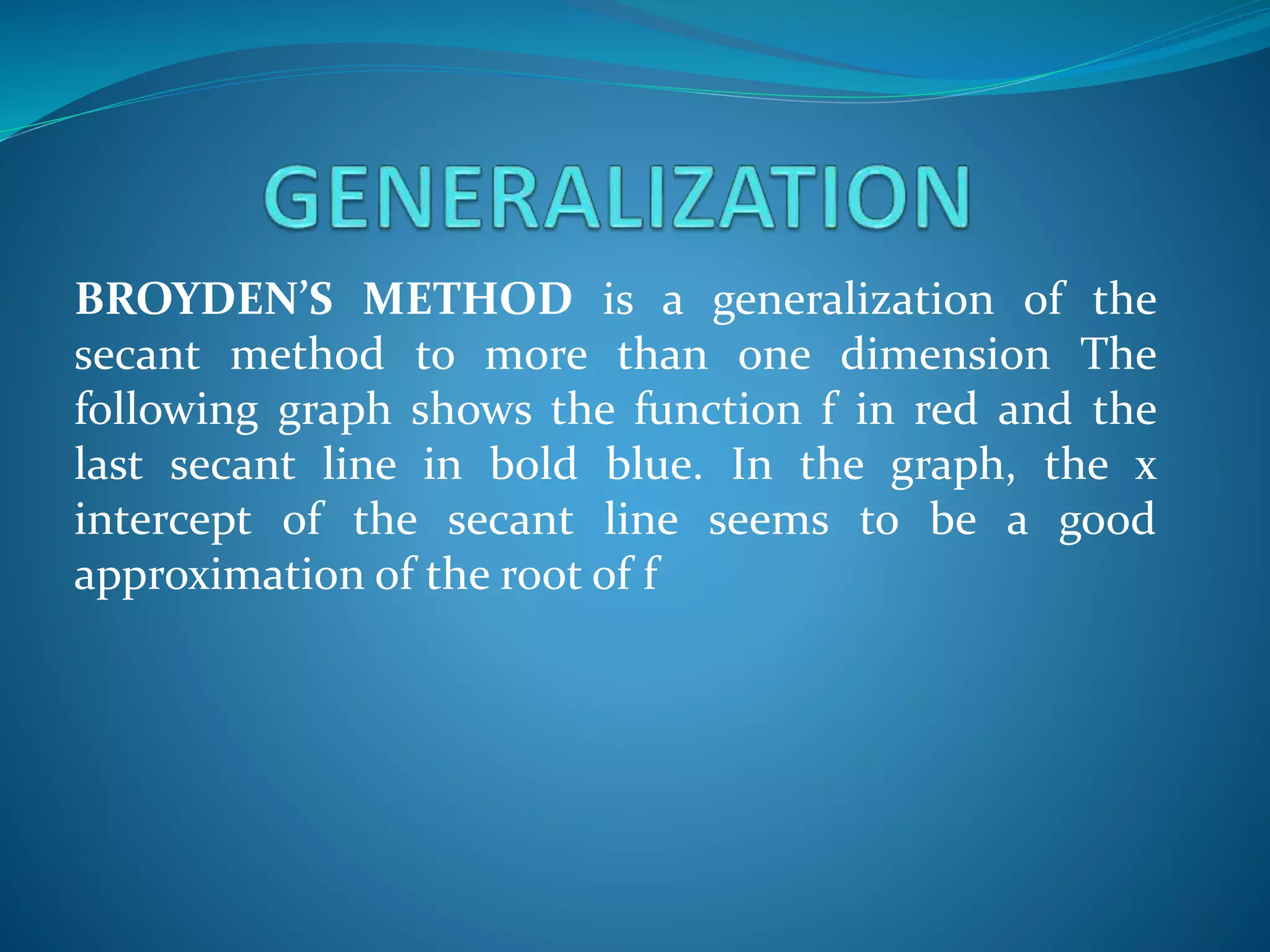 Secant method | PPTX
