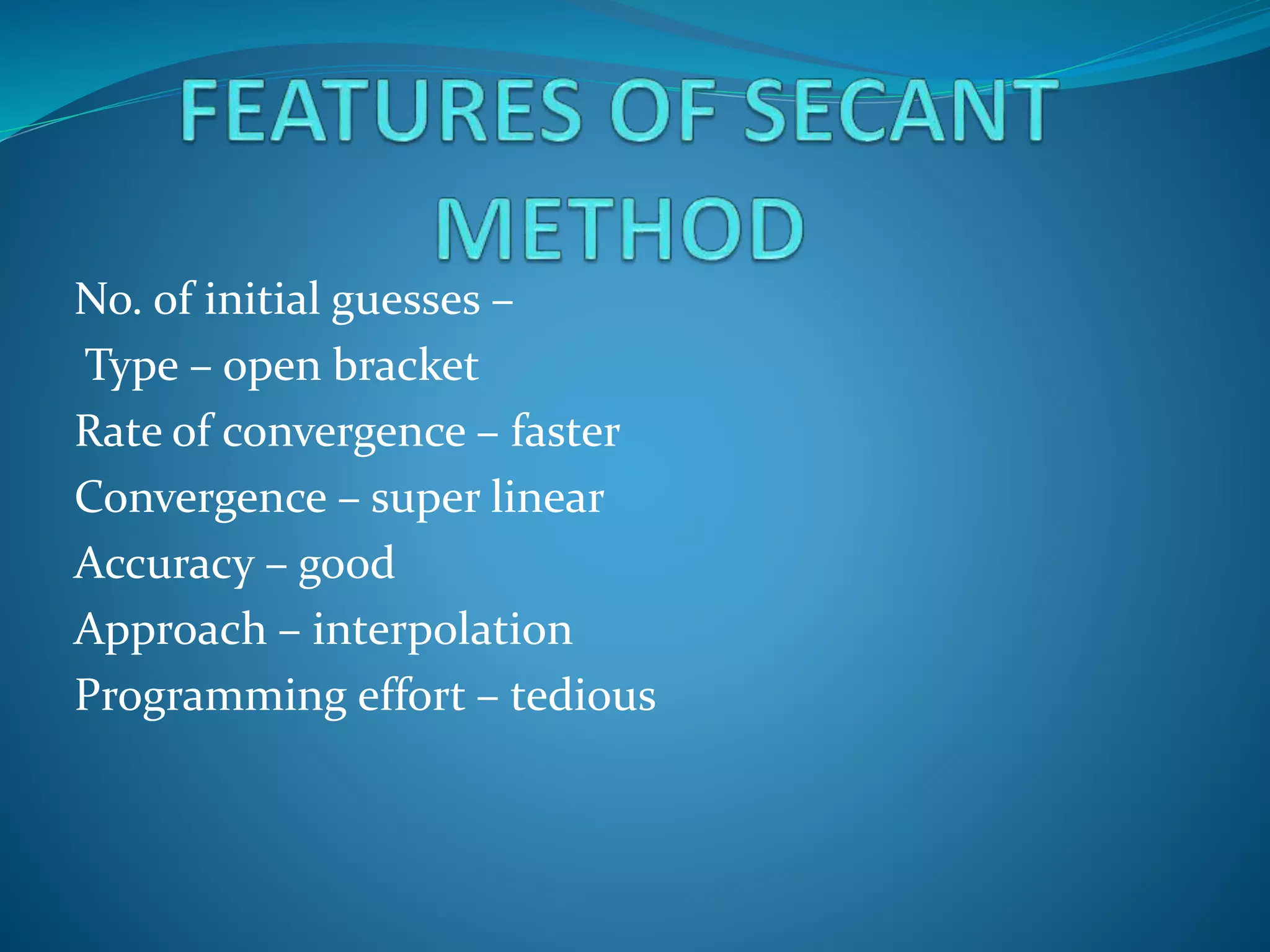 Secant method | PPTX