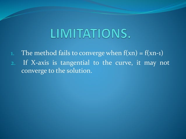 Secant method | PPTX