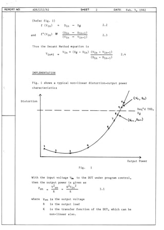 A Non-Linear Search Algorithm for Automatic Measurement System | PDF | Technology & Computing