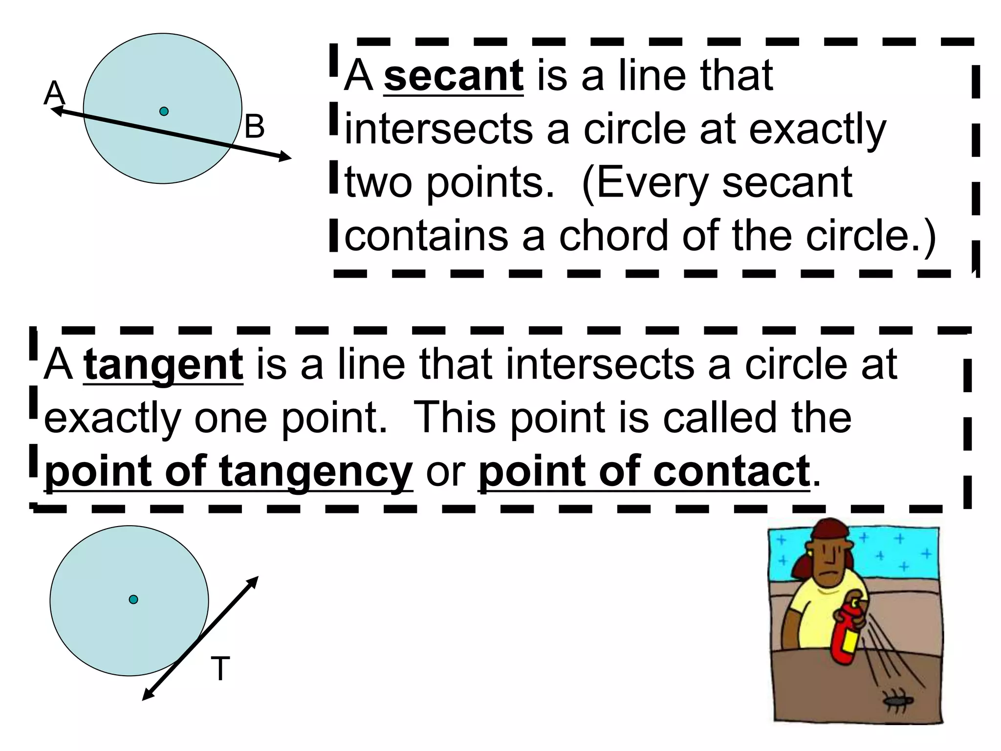 Secants and Tangents of Circles PowerPoint.ppt