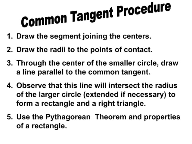 Secants and Tangents of Circles PowerPoint.ppt