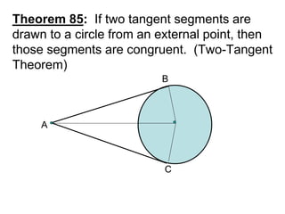 Secants and Tangents of Circles PowerPoint.pptx