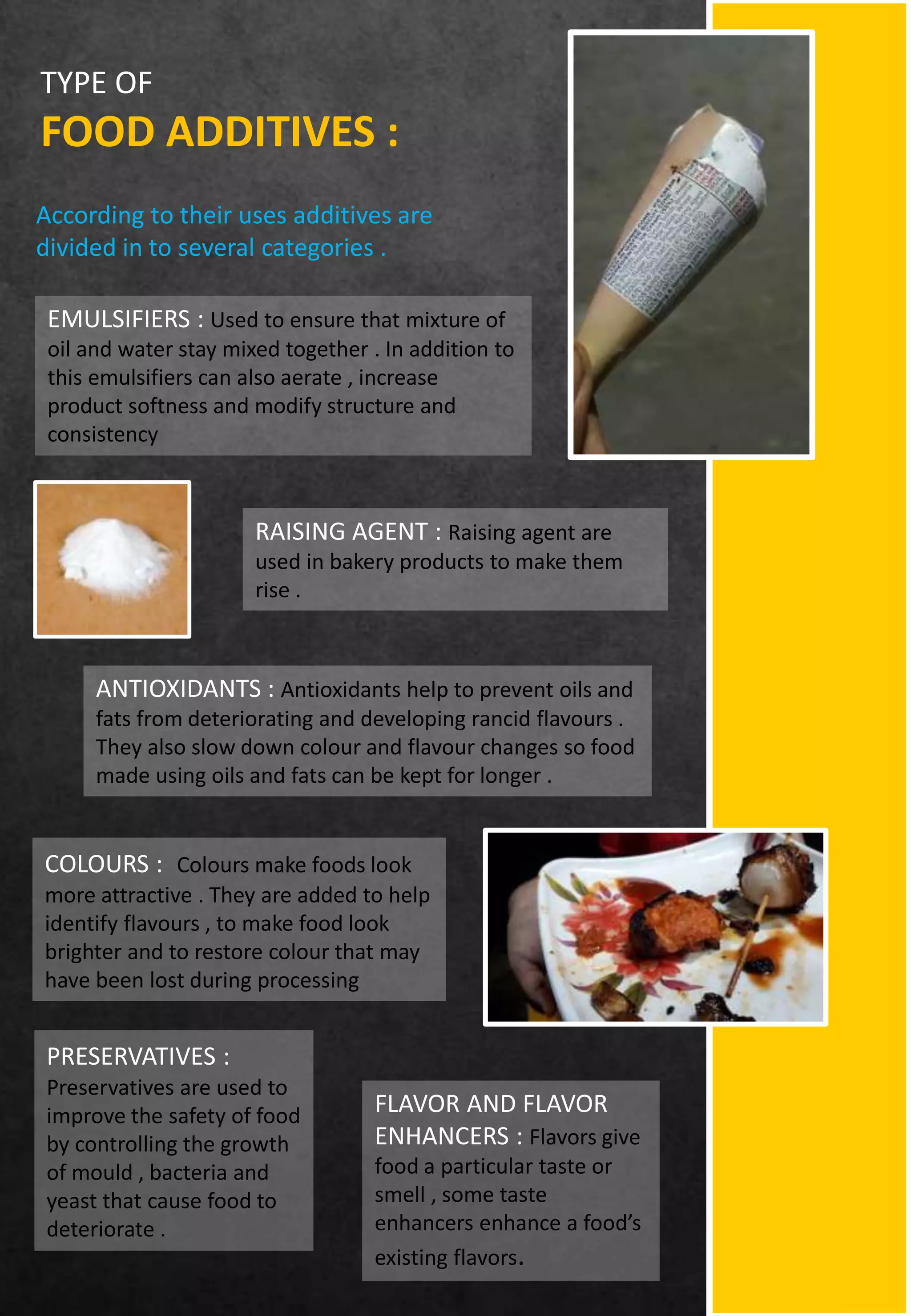 FOOD ADDITIVES USED IN BAKERY PRODUCT | PPTX